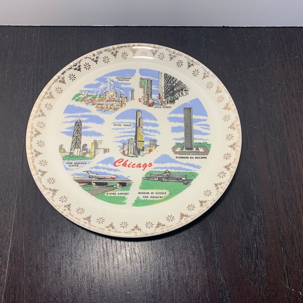 Chicago Souvenir Plates - Etsy