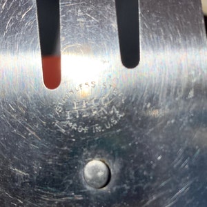 Ekco Eterna Red and White Plastic Utensils and Federal Tool Cream and ...