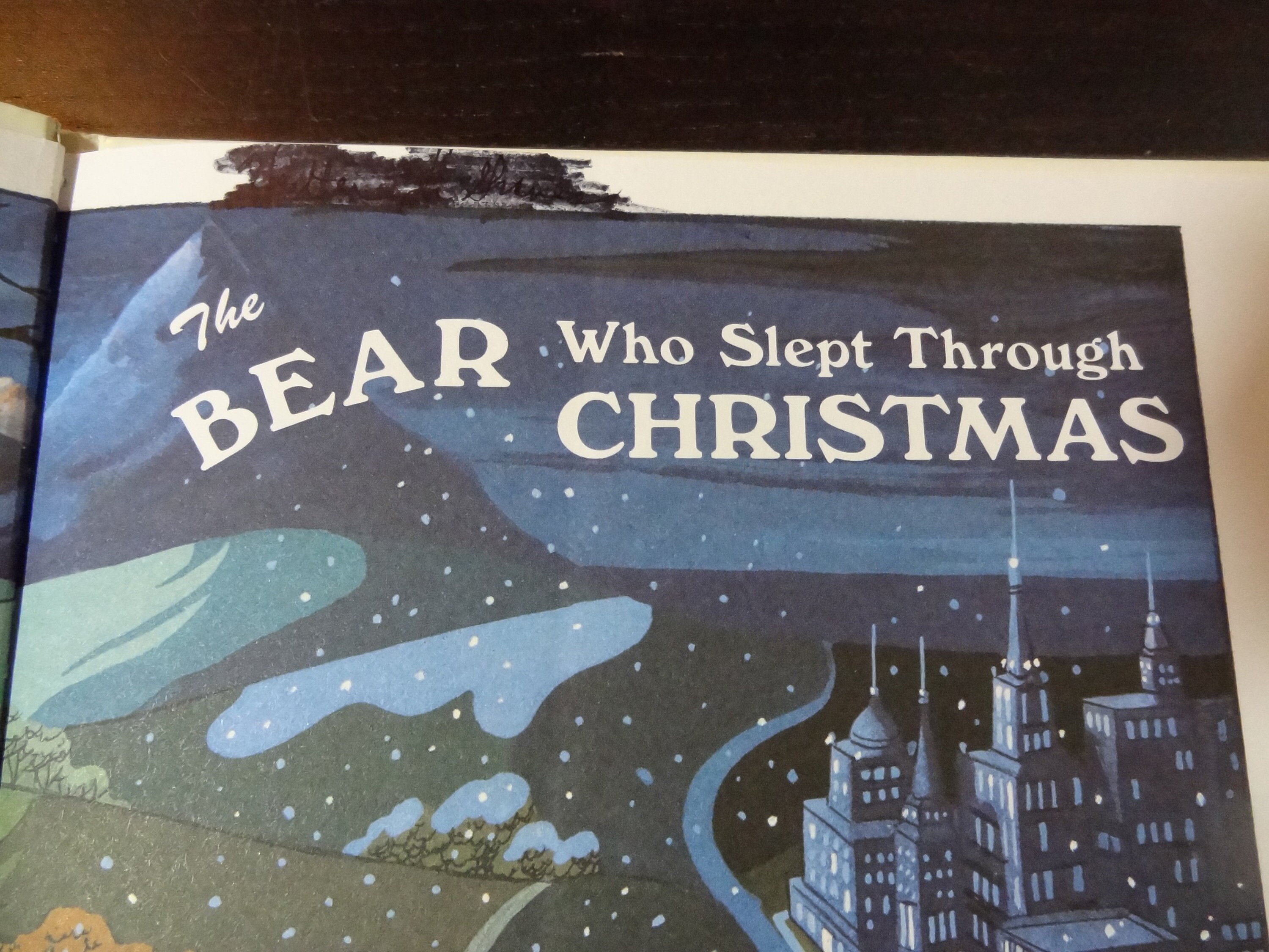 The Bear Who Slept Through Christmas Featuring Ted E. Bear by - Etsy UK