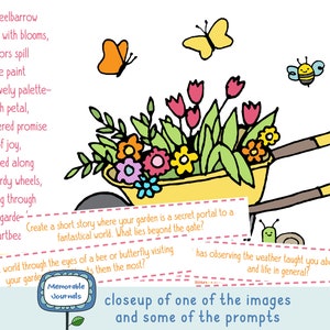 Whimsical Flower Garden Printable, Creative Writing Prompts With ...