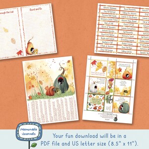 Autumn Journal Prompts Printable. Creative Writing Prompts Inspiration ...