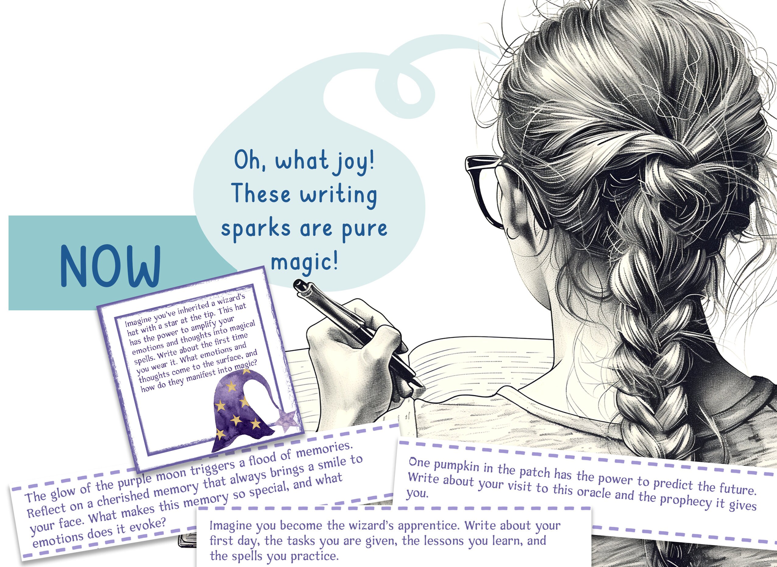 Autumn Journal Prompts Printable. Whimsical Creative Writing Prompts ...