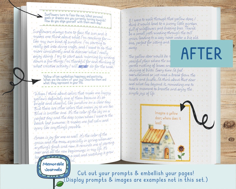 Autumn Journal Prompts Printable. Whimsical Creative Writing Prompts ...