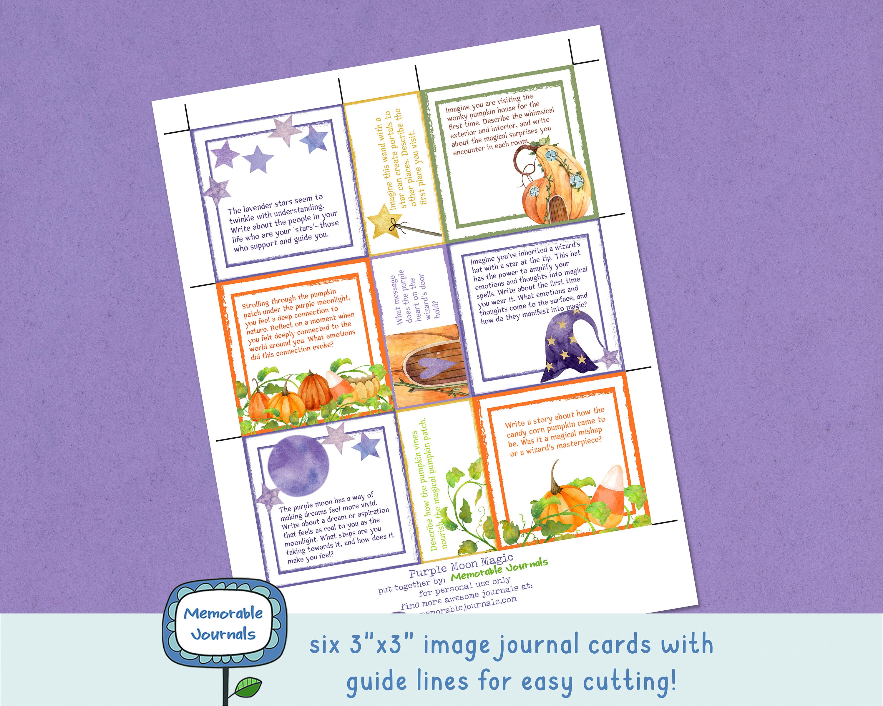 Autumn Journal Prompts Printable. Whimsical Creative Writing Prompts ...