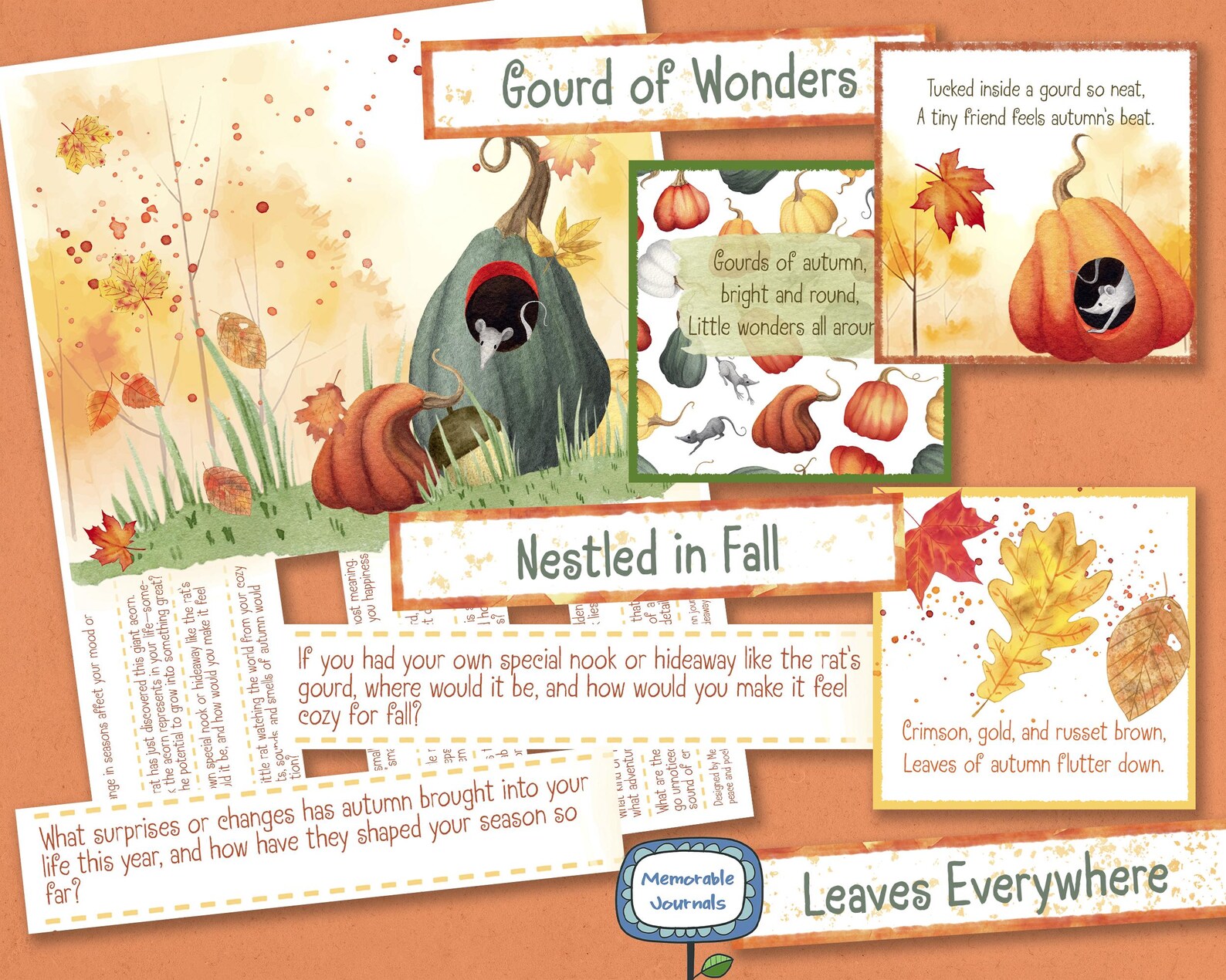 Autumn Journal Prompts Printable. Creative Writing Prompts Inspiration ...