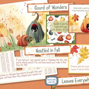 Autumn Journal Prompts Printable. Creative Writing Prompts Inspiration ...
