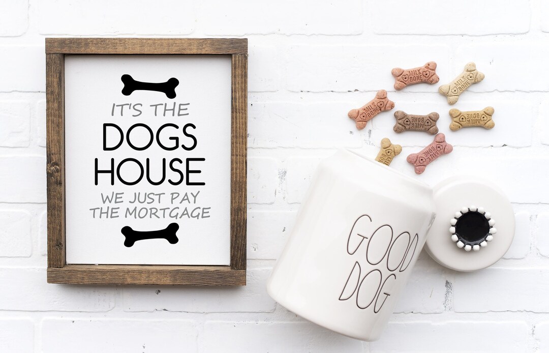 Funny Dog House Wooden Sign, Farmhouse Style - Etsy