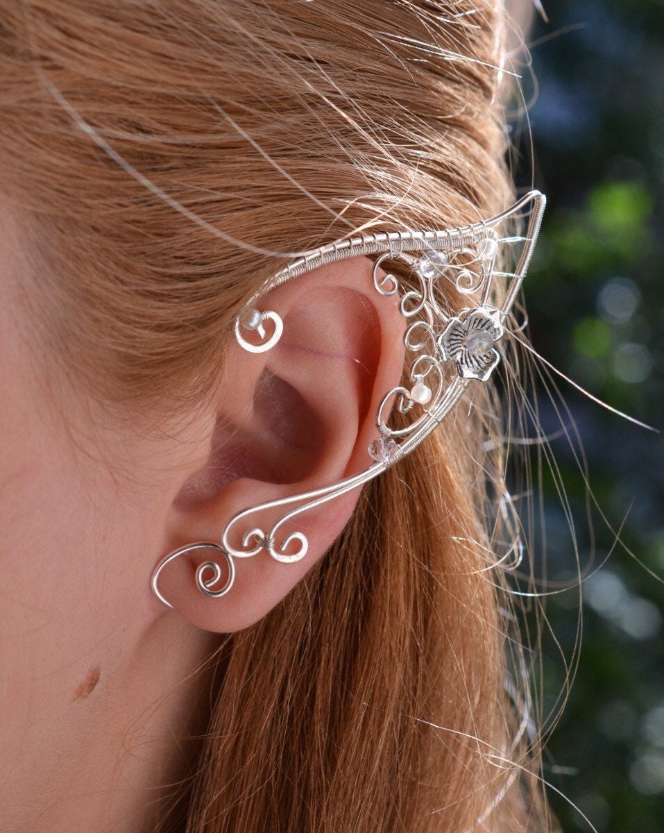 Elf Ears Ear Cuffs Elven Ear Cuff Boho Jewelry Bohemian Etsy