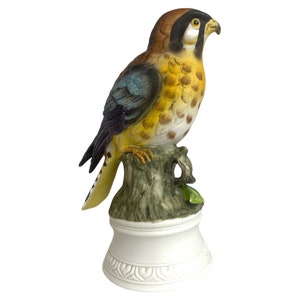 Porcelain Bird Figurine,sparrow Hawk Angeline Originals Bird Collector ...