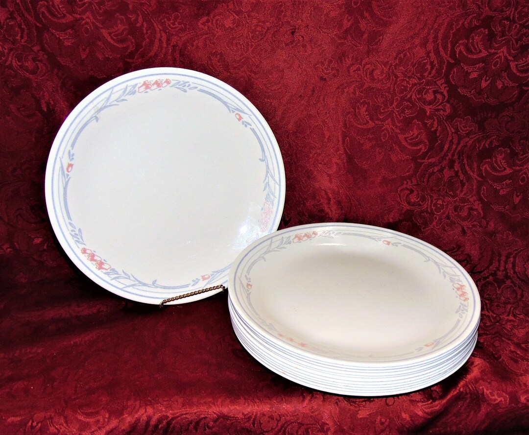12 Vintage Corelle in the Rose Pattern Dinner Plates 10 1/4 Inch - Etsy