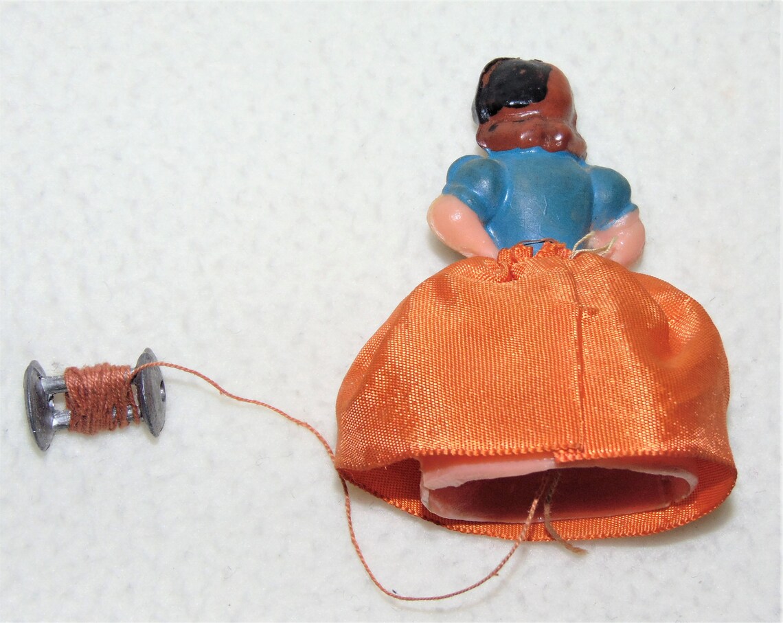 Vintage Miniature Doll Pull Toy Made in Italy | Etsy