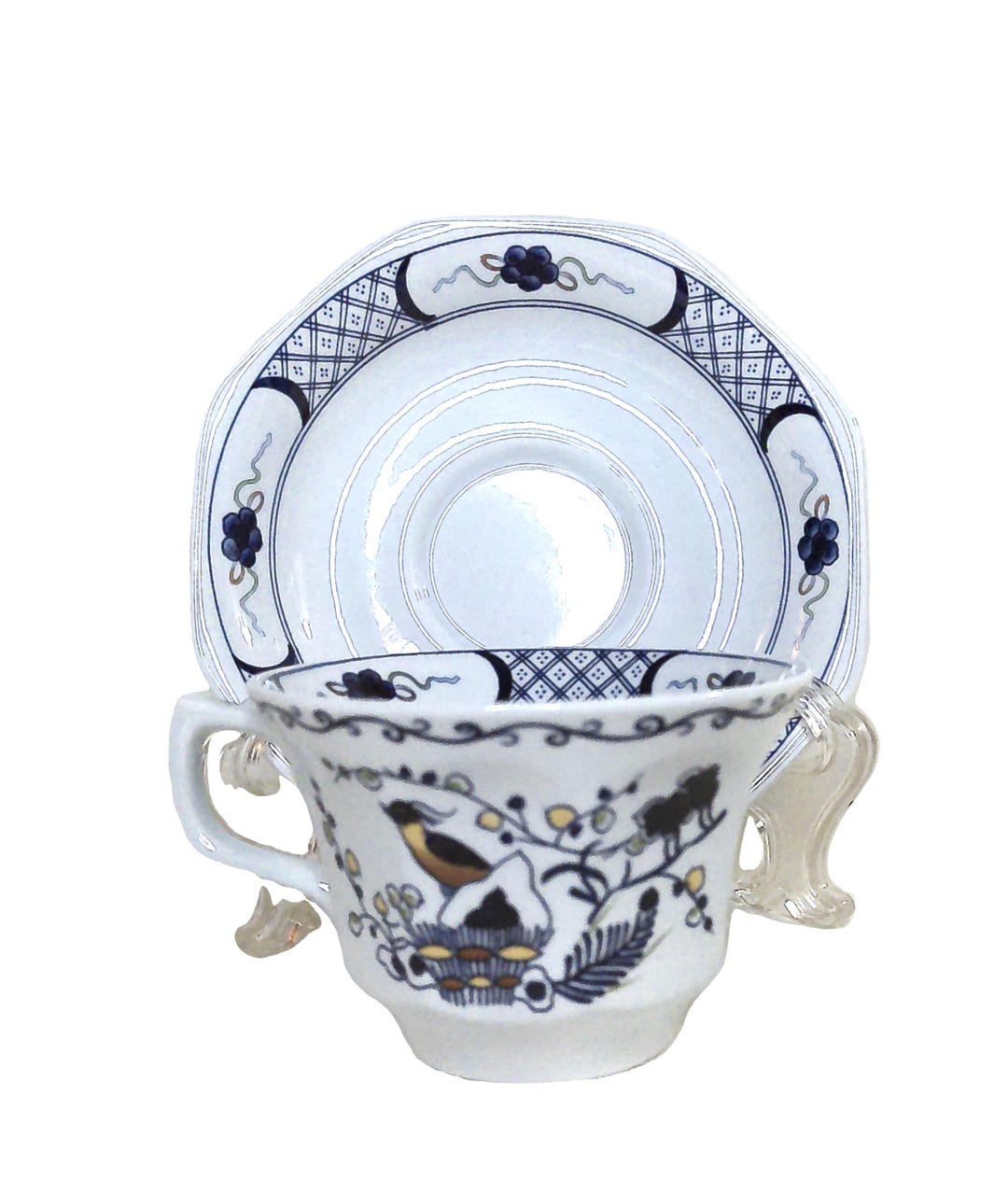Set of 8 Cups and Saucers Wedgewood "volendam" Pattern Georgetown ...