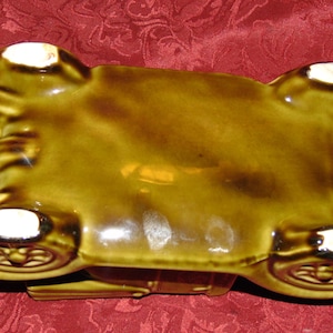 1950's Mccoy Antique Convertible Jalopy Auto Detailed Green Pottery ...