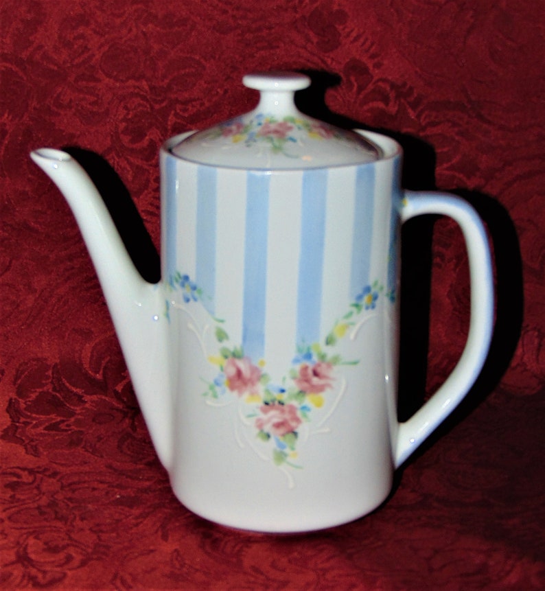 Floral Porcelain Tea Service: S. Taylor Treadway, 5-pc Set - Etsy