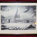 Historic Etching of the United States Capitol by Artist Day Lowry Rare ...