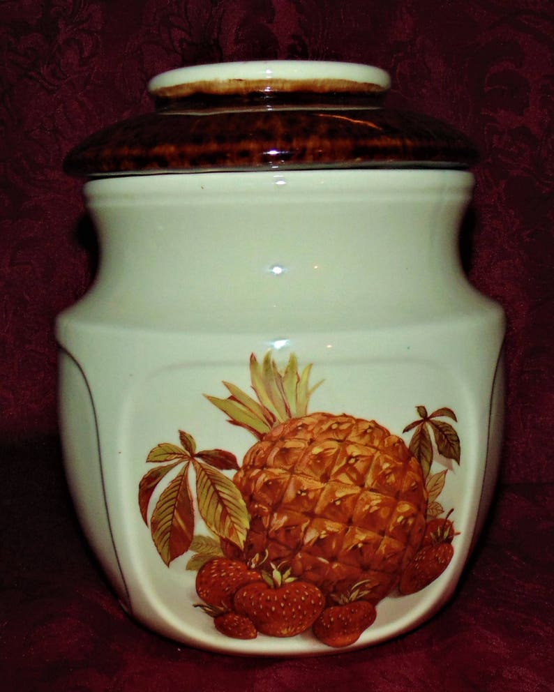 Vintage Mccoy Pottery Fruit Festival Cookie Jar - Etsy