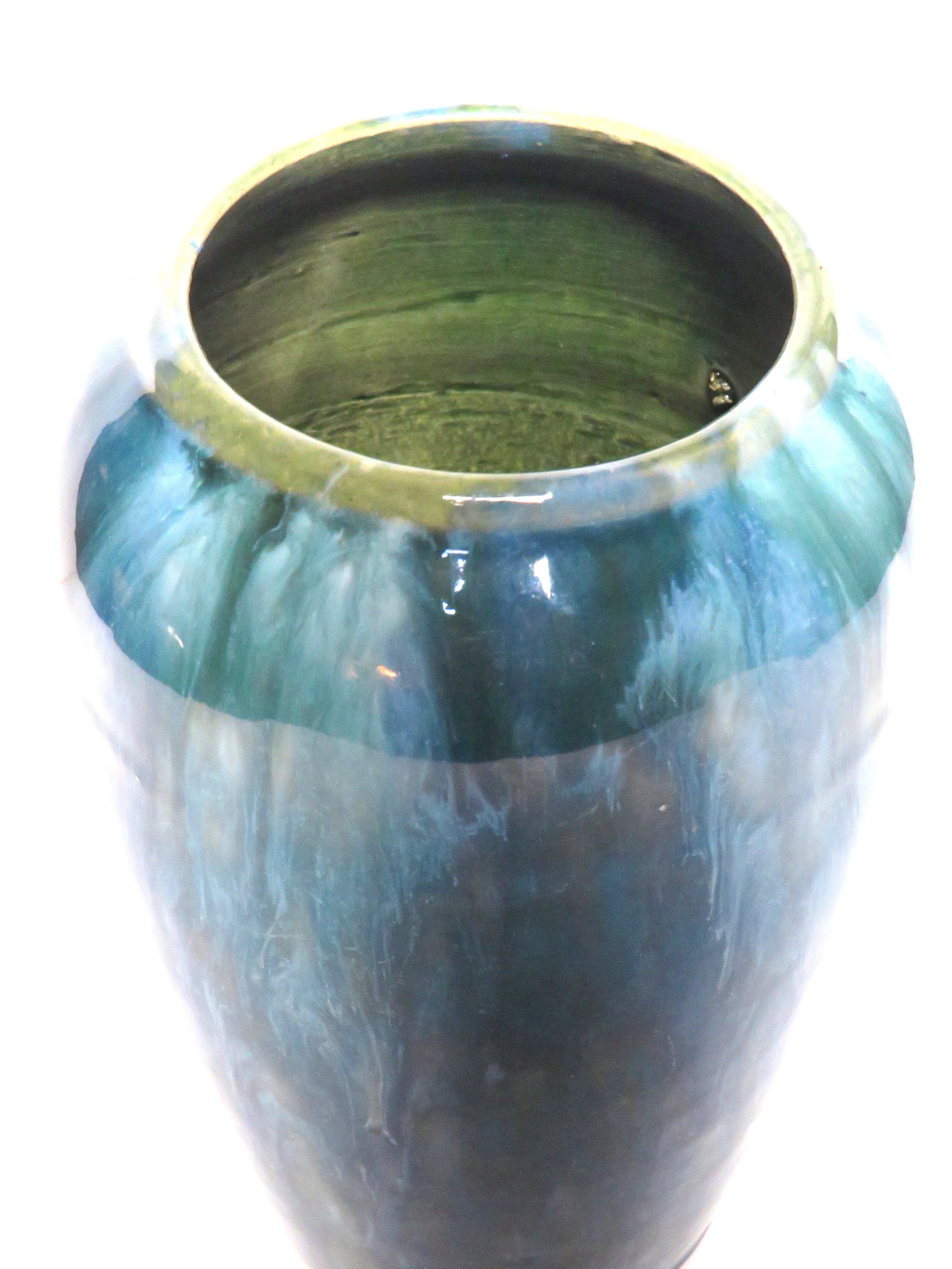 Early Brush Mccoy Green Onyx Jardiniere Style Vase (inv 528) - Etsy