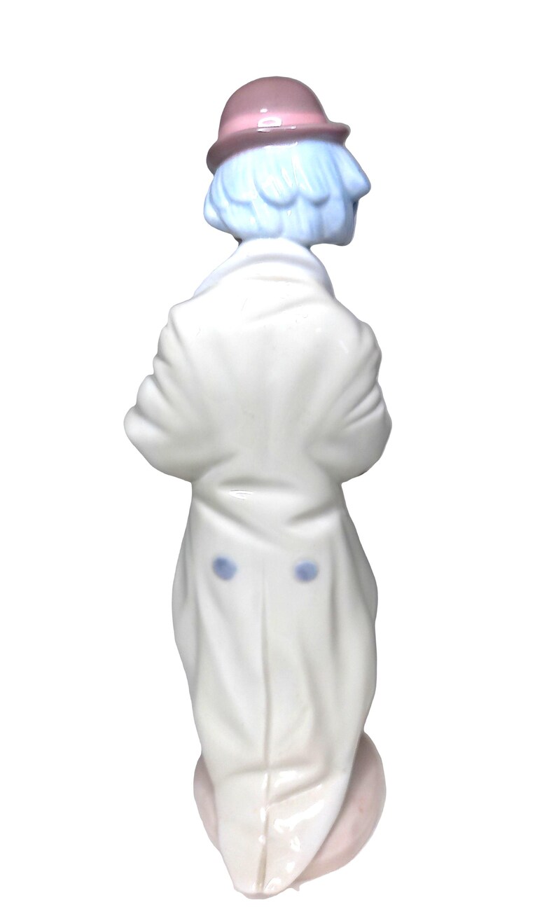 1987 Lladro Porcelain "sad Sax" Clown Playing Sax 9 Inch Figurine (inv ...