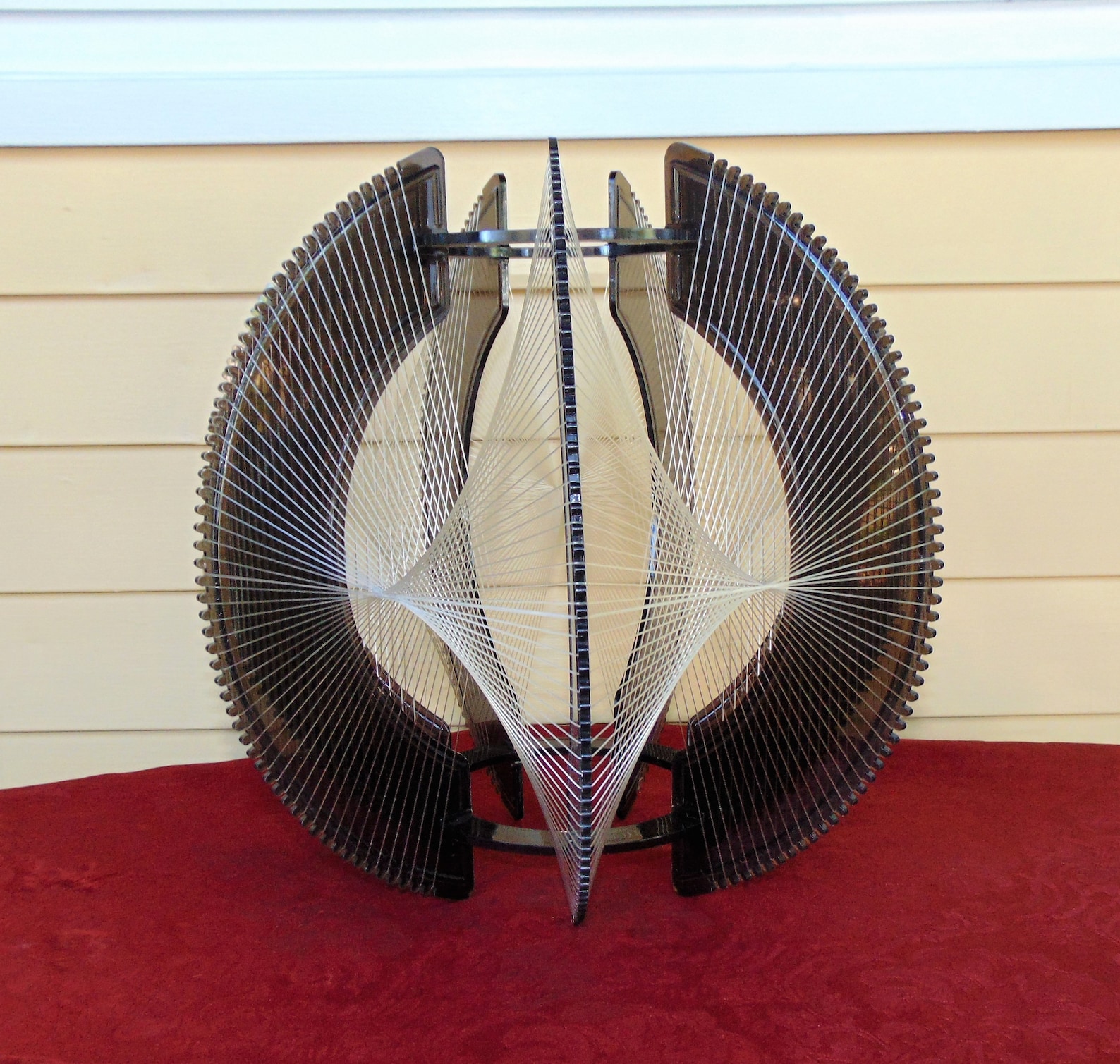 Mid Century Modern Filament String Swag Pendant Light in the - Etsy