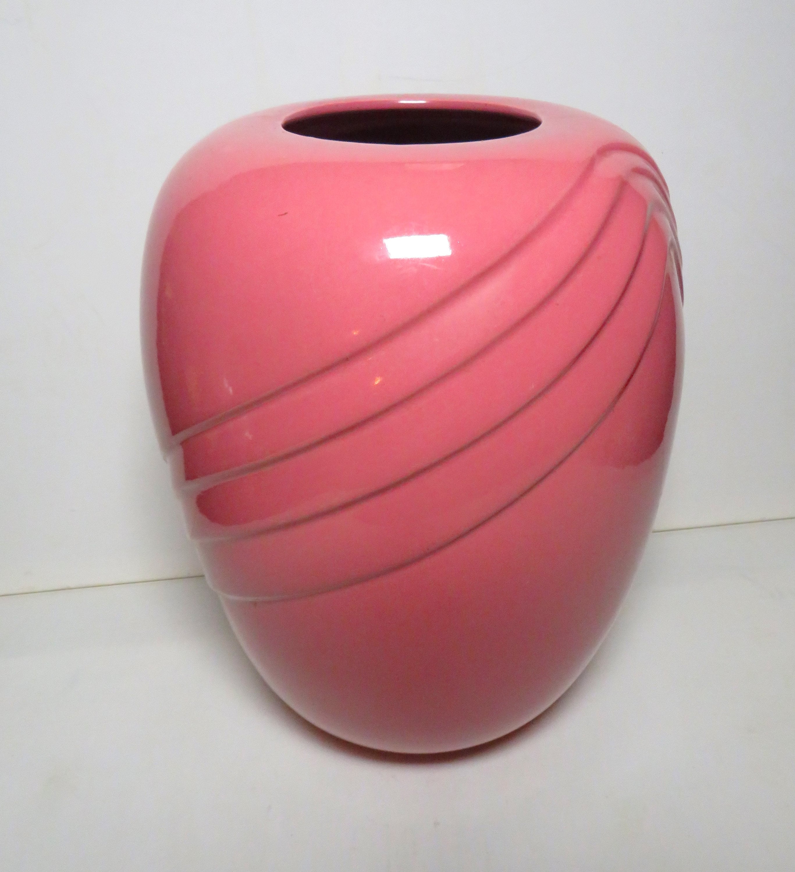 1980s Mccoy Pottery Fine Forms Large Art Deco Style Mauve Vase - Etsy
