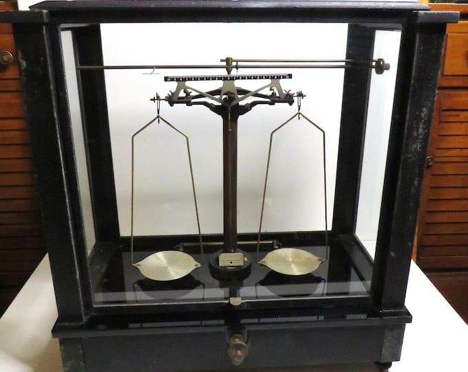 1920's Wm Ainsworth & Sons Analytical Balance Apothecary Assay Scale No ...