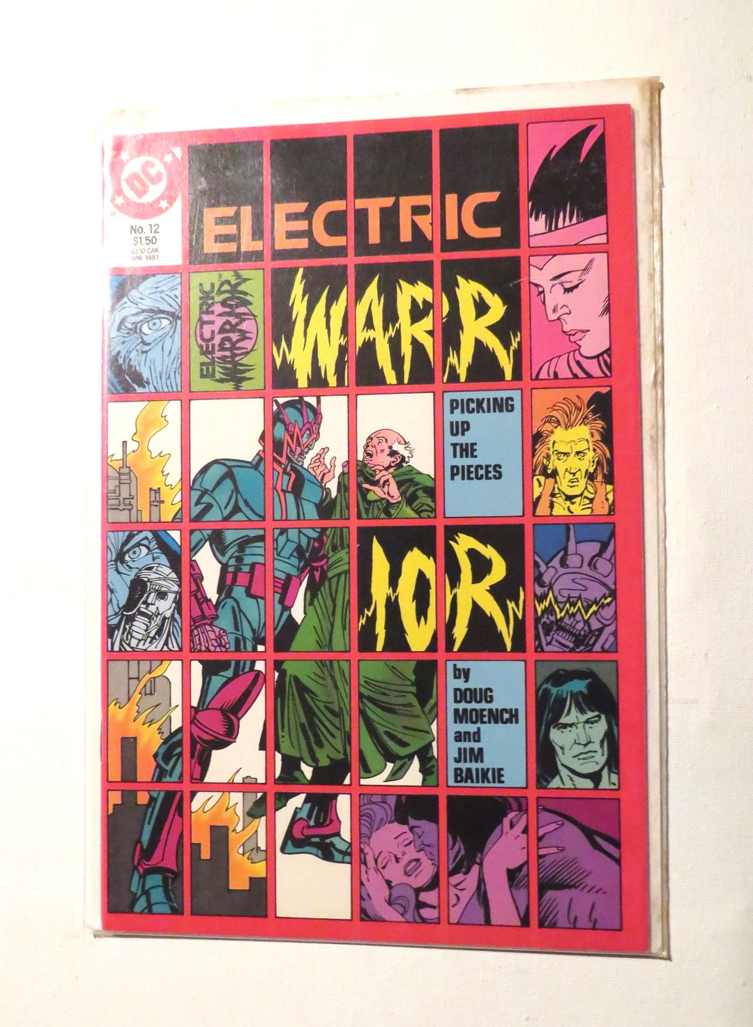 1987 DC Comic Book "electric Warrior" Number 12 - Etsy