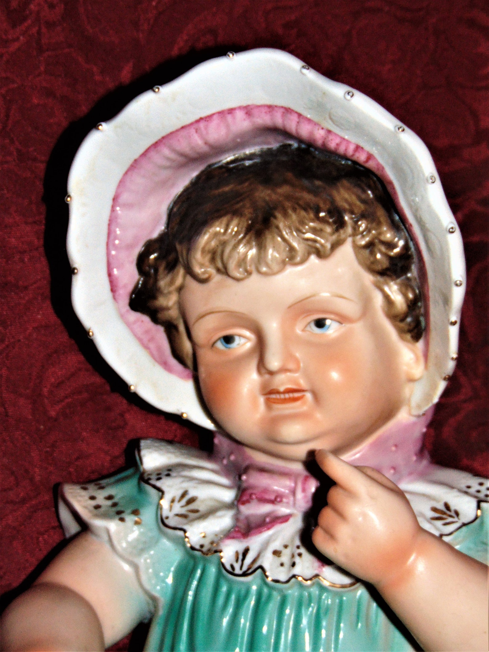 Pre 1920 11 Inch Piano Baby Bonneted Girl Imported by Ardalt - Etsy