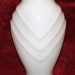 Vintage Glass 16 Inch Floor Vase Jardiniere in White Art Deco Style - Etsy