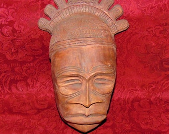 Clay Tribal Mask | Etsy