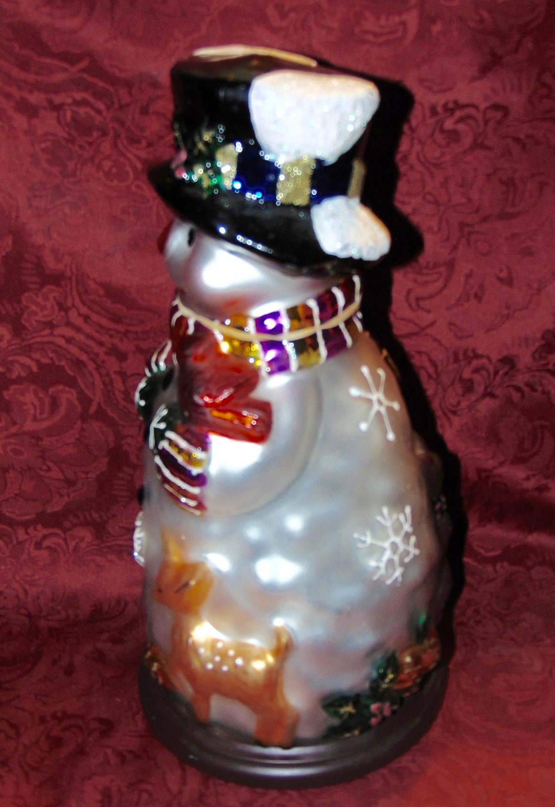 14 Inch Thomas Pacconi Snowman Hand Blown and Hand Painted | Etsy