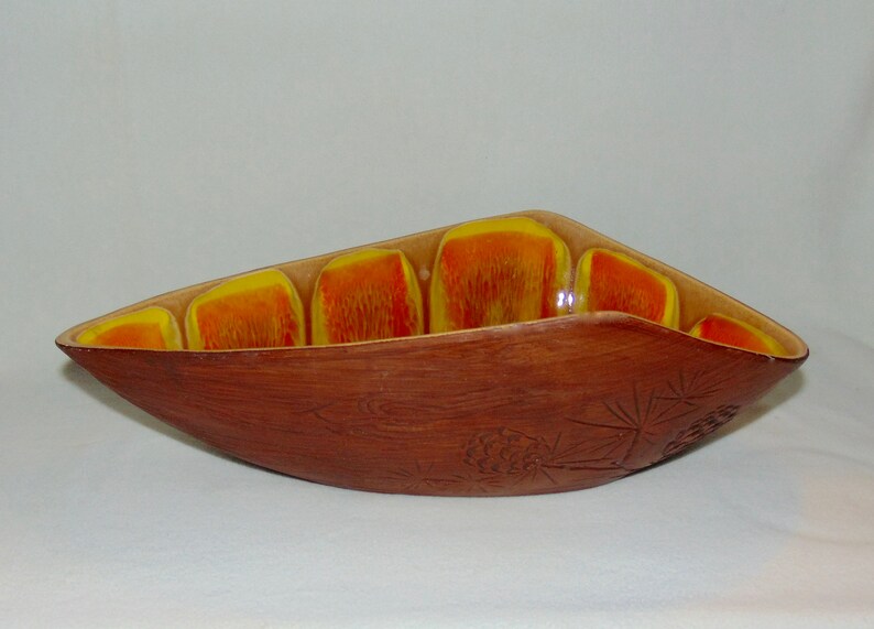 Mid Century Modern Treasure Craft Large Lava Console Serving Bowl - Etsy