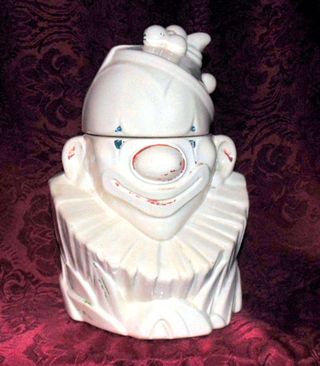 Vintage 1940s Mccoy CLOWN BUST Cookie Jar - Etsy