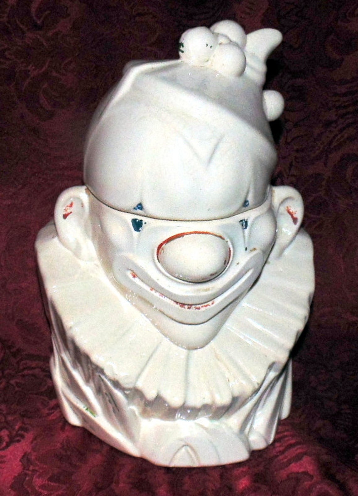 Vintage 1940s Mccoy CLOWN BUST Cookie Jar - Etsy