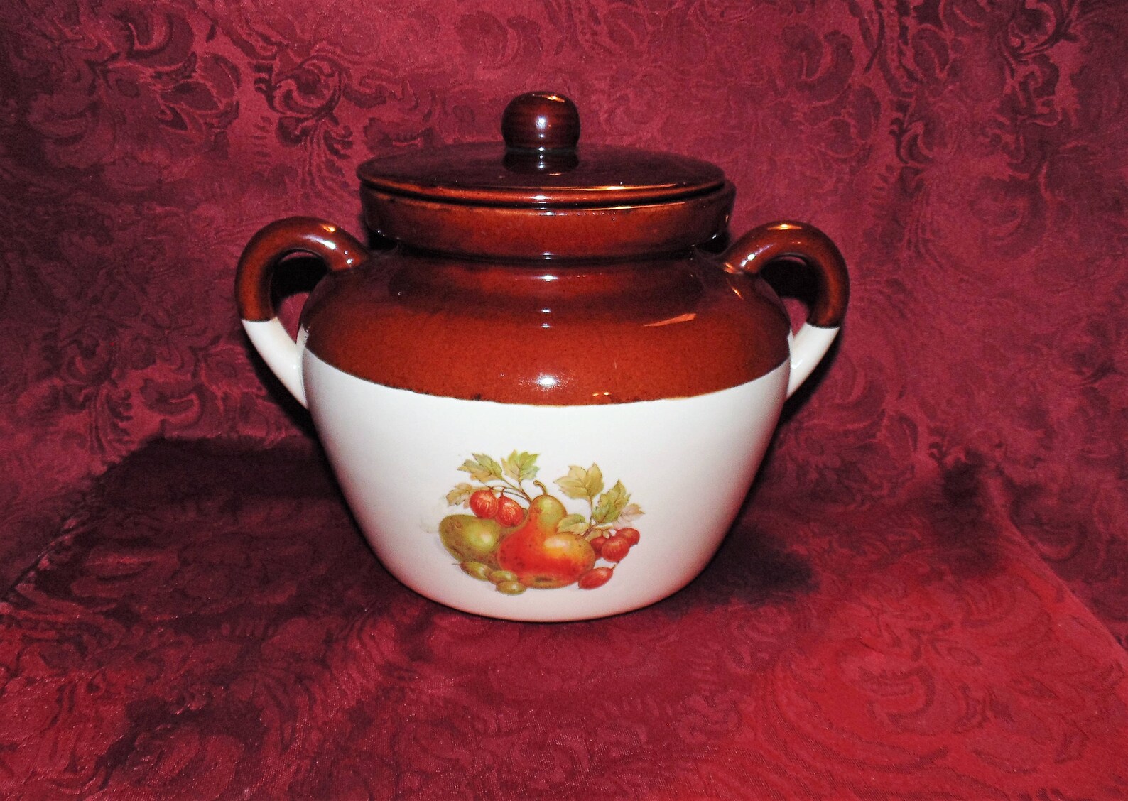 McCoy Fruit Festival 342 Bean Pot in the Fruit Festival | Etsy