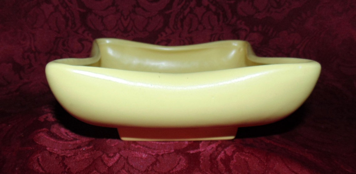 Bright & Cheery Yellow Mccoy Planting Dish Never Used | Etsy