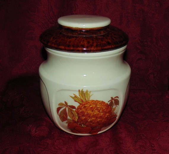 Vintage Mccoy Pottery Fruit Festival Cookie Jar - Etsy