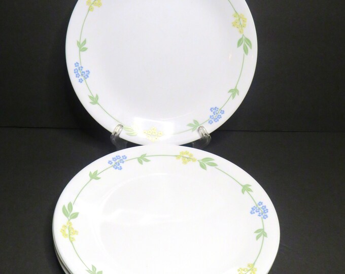 6 Vintage Corelle 2005 Secret Garden Pattern 10 1/4 Inch Dinner Plates ...