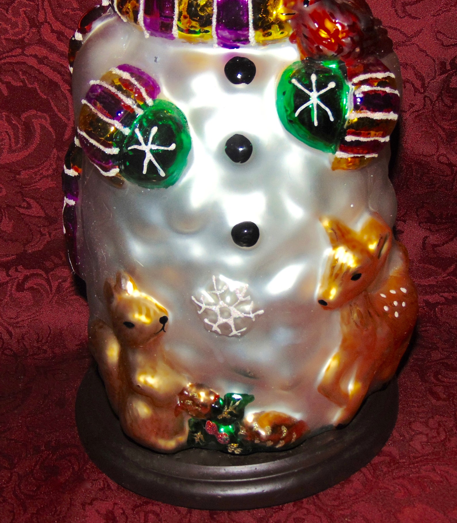 14 Inch Thomas Pacconi Snowman Hand Blown and Hand Painted | Etsy