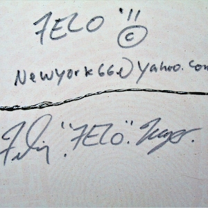 Felix "felo" Lugo Original Oil Signed POP ART - Etsy