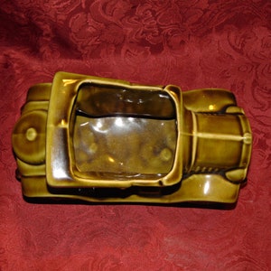 1950's Mccoy Antique Convertible Jalopy Auto Detailed Green Pottery ...