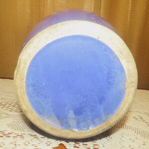 14 Floor Vase 1930 Robinson Ransbottom Stoneware Beautiful Blue Handled ...