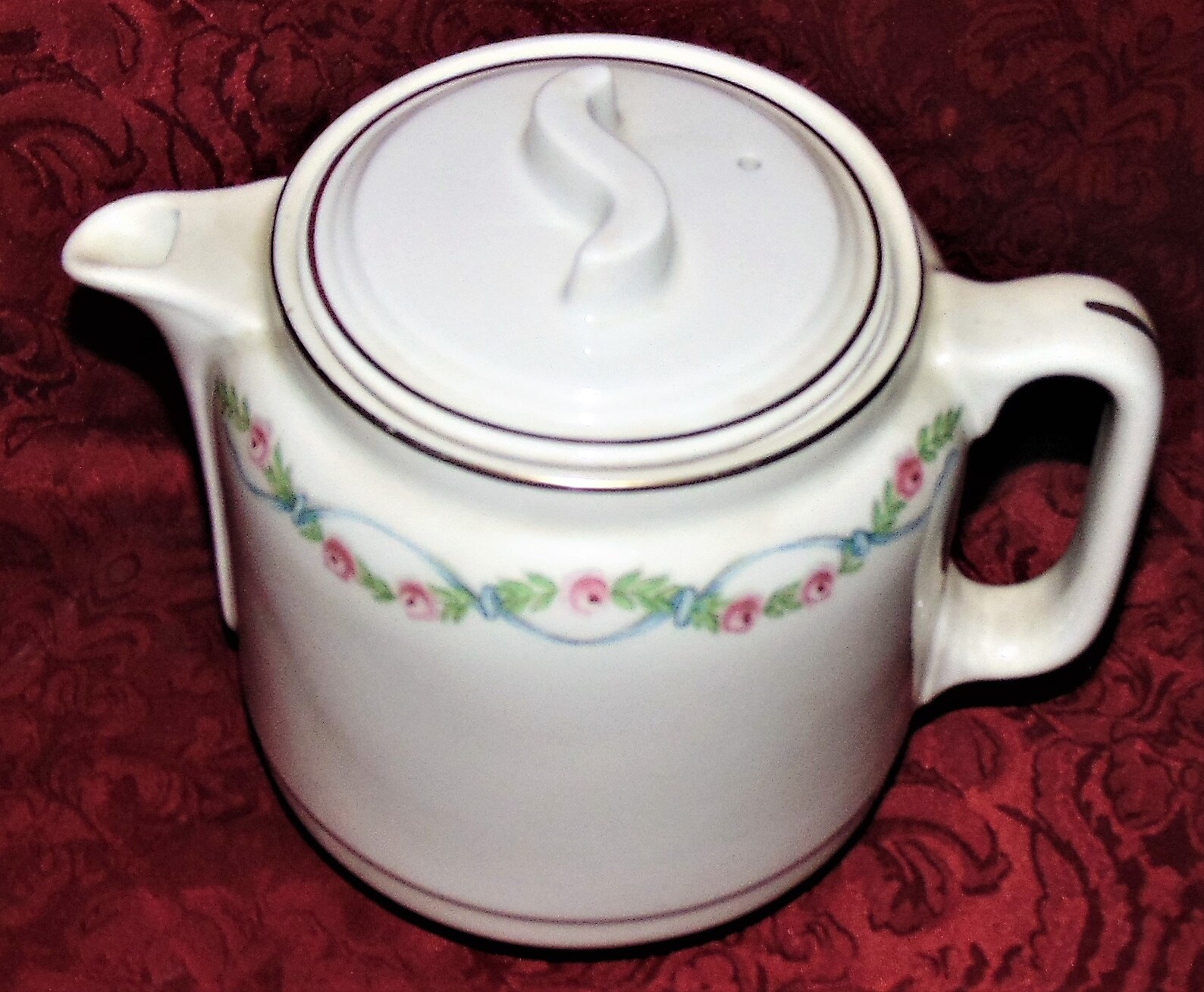 Hall Superior China Wildfire Pattern LARGE Coffee Pot Retro - Etsy