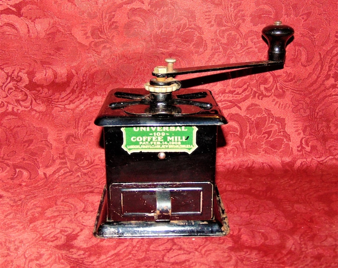 Antique 1905 Universal 109 Coffee Mill Grinder New Britain Connecticut ...