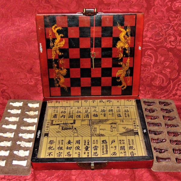 Chinese Chess Set - Etsy