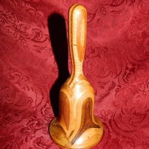 Unique Vintage Treenware Wooden Bell Hand Made From MANY LAYERS of ...