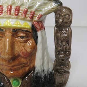 1966 Royal Doulton Native American Indian Toby Mugs Made in England - Etsy