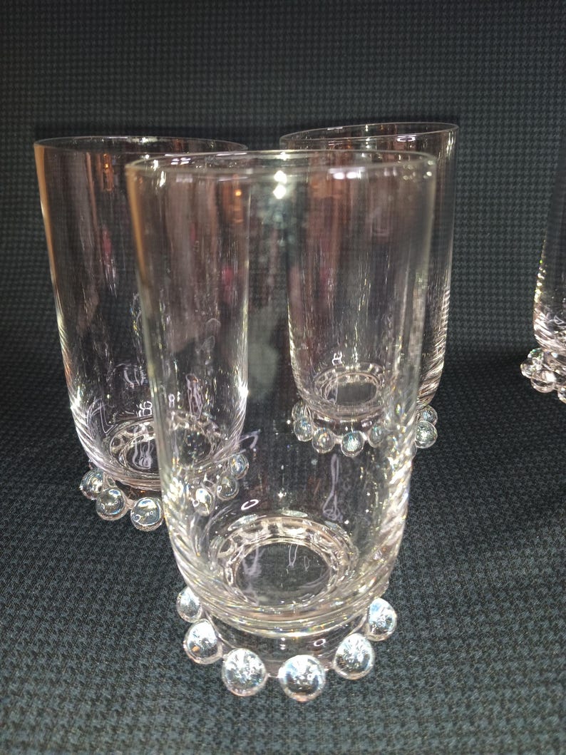 Set of 8 Imperial Glass Candlewick Pattern Tumblers Stem 400-19 - Etsy