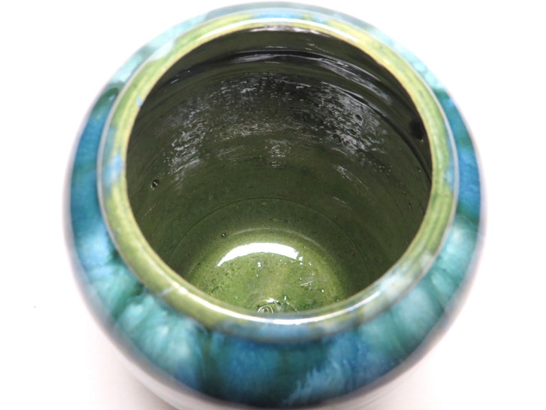 Early Brush Mccoy Green Onyx Jardiniere Style Vase (inv 528) - Etsy