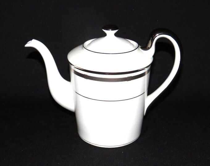 Christian Dior Porcelain Coffee / Tea Pot in the Gaudron Platinum ...