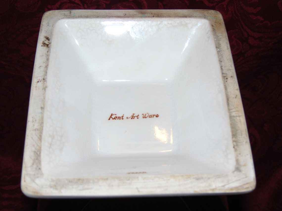 1930's Art Deco Kent Art Ware Large Vase With Mauve and - Etsy